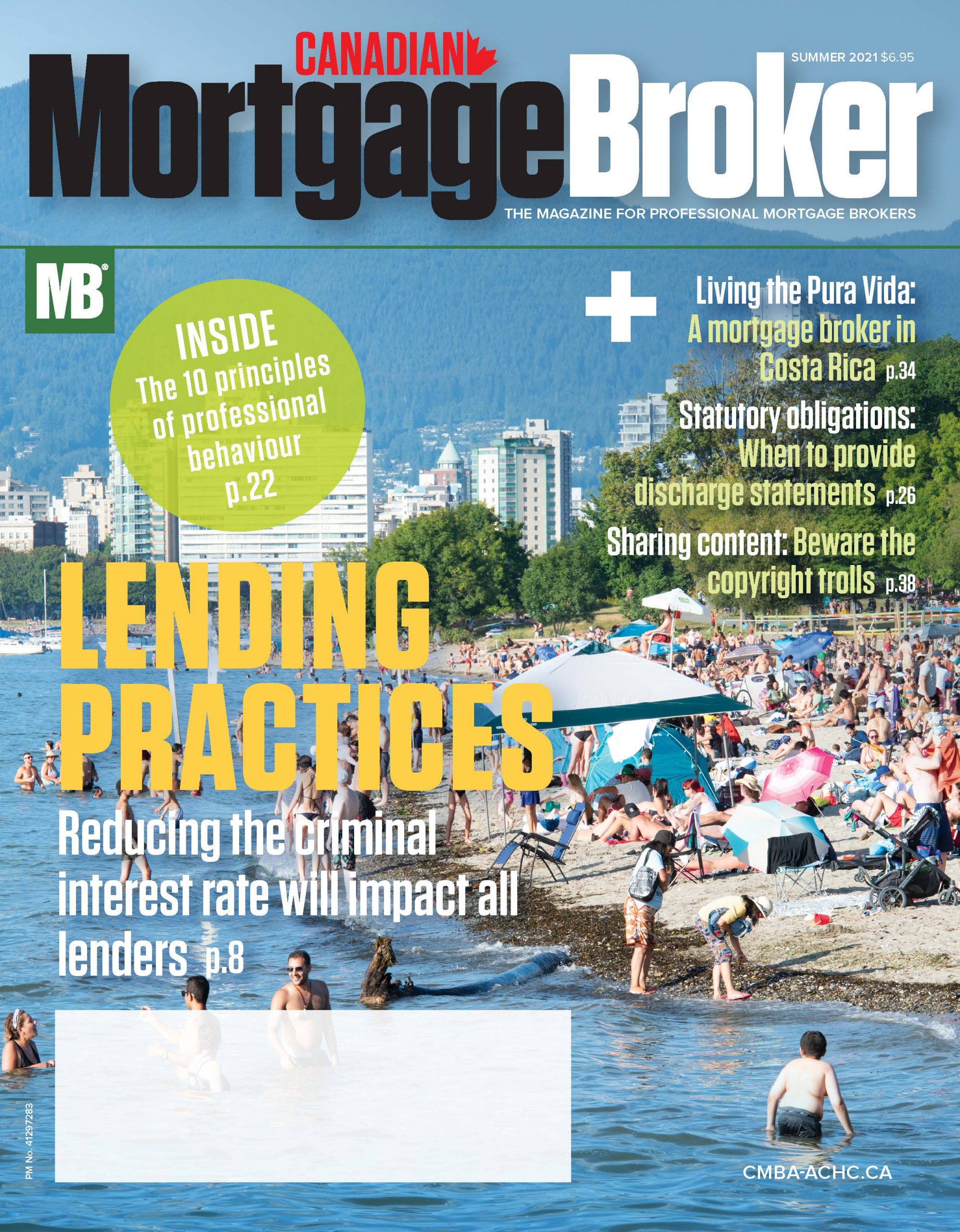 THE CANADIAN MORTGAGE BROKER MAGAZINE – CMBA-ACHC