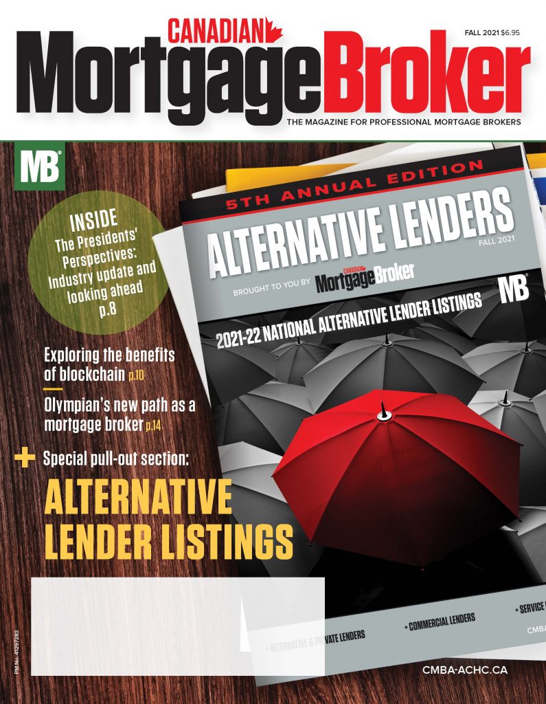 THE CANADIAN MORTGAGE BROKER MAGAZINE – CMBA-ACHC